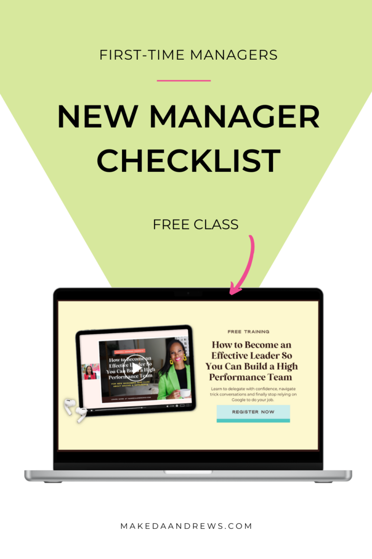 New Manager Checklist You Need to Survive The First Week